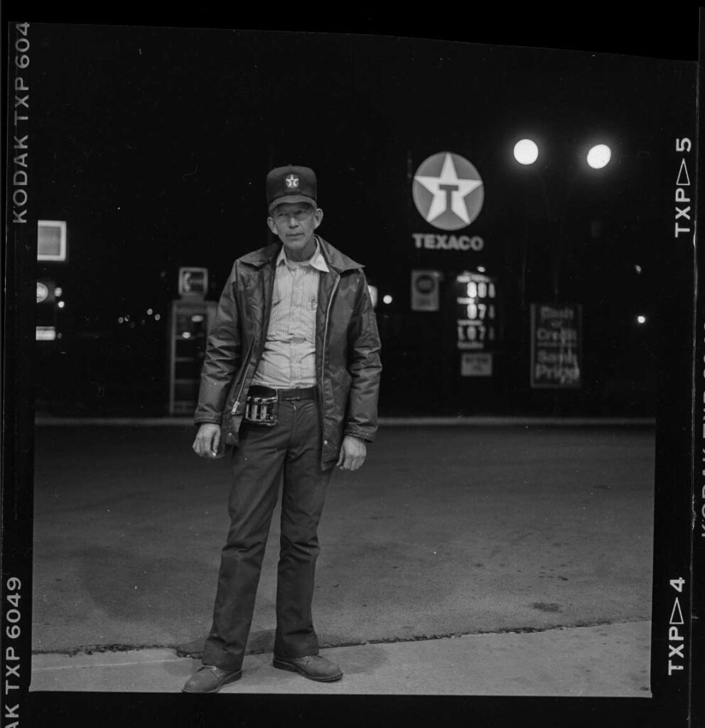 trust your car to the man who wears the star – Black and White